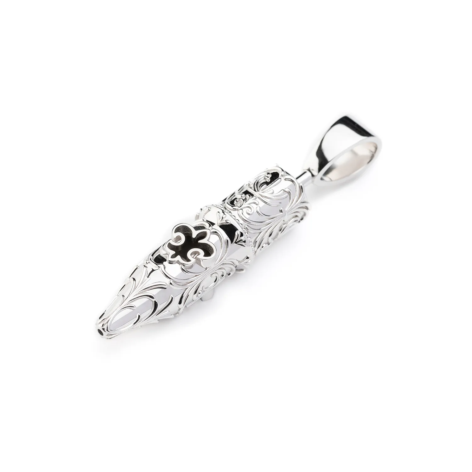 Tang-Flower Pattern Round Liner Tattoo Pendant | Inkclaw Tattoo Supply