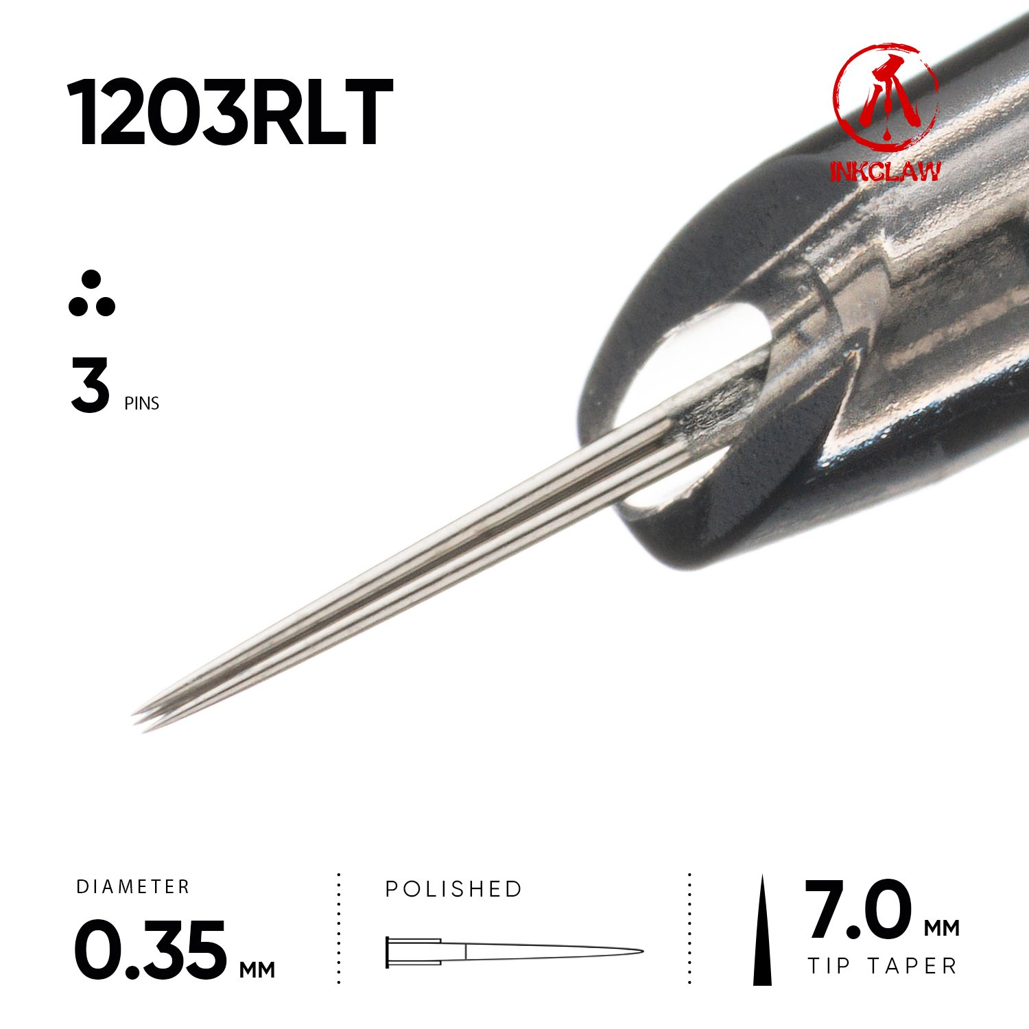 Tight 3RL Tattoo Needles Cartridges | Inkclaw Tattoo Supply