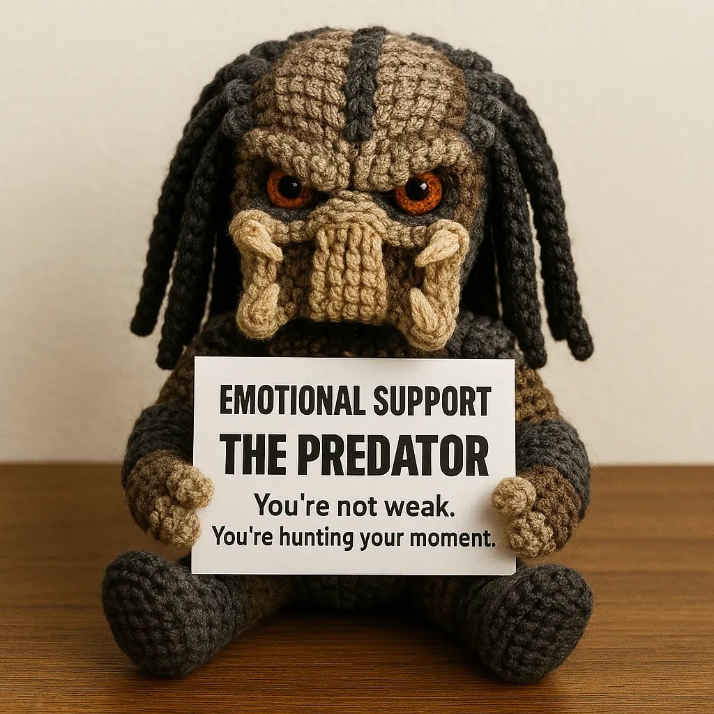 Creepy Crochet Emotional Support Doll