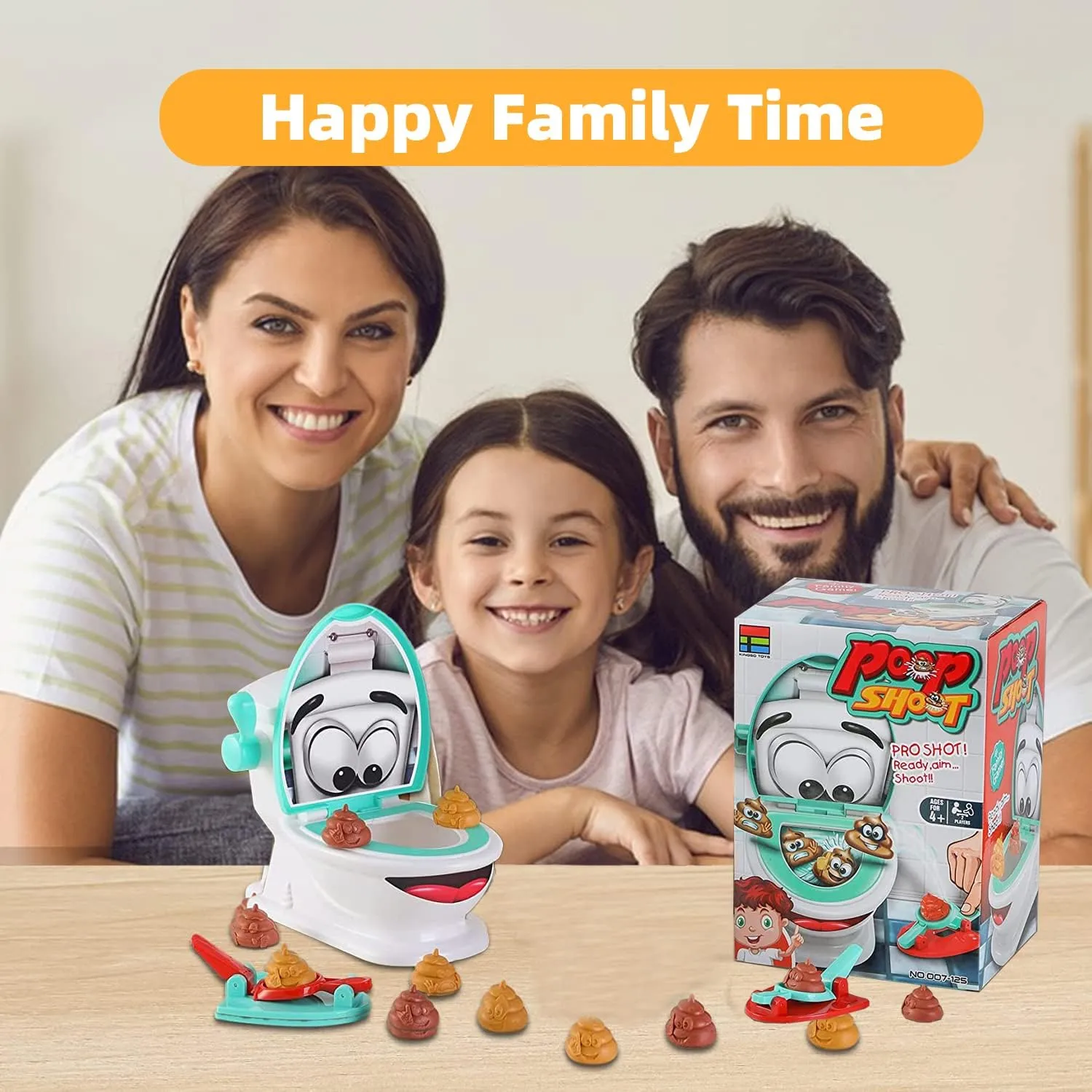💩Interactive Poop Shooting Game Set for Family Fun